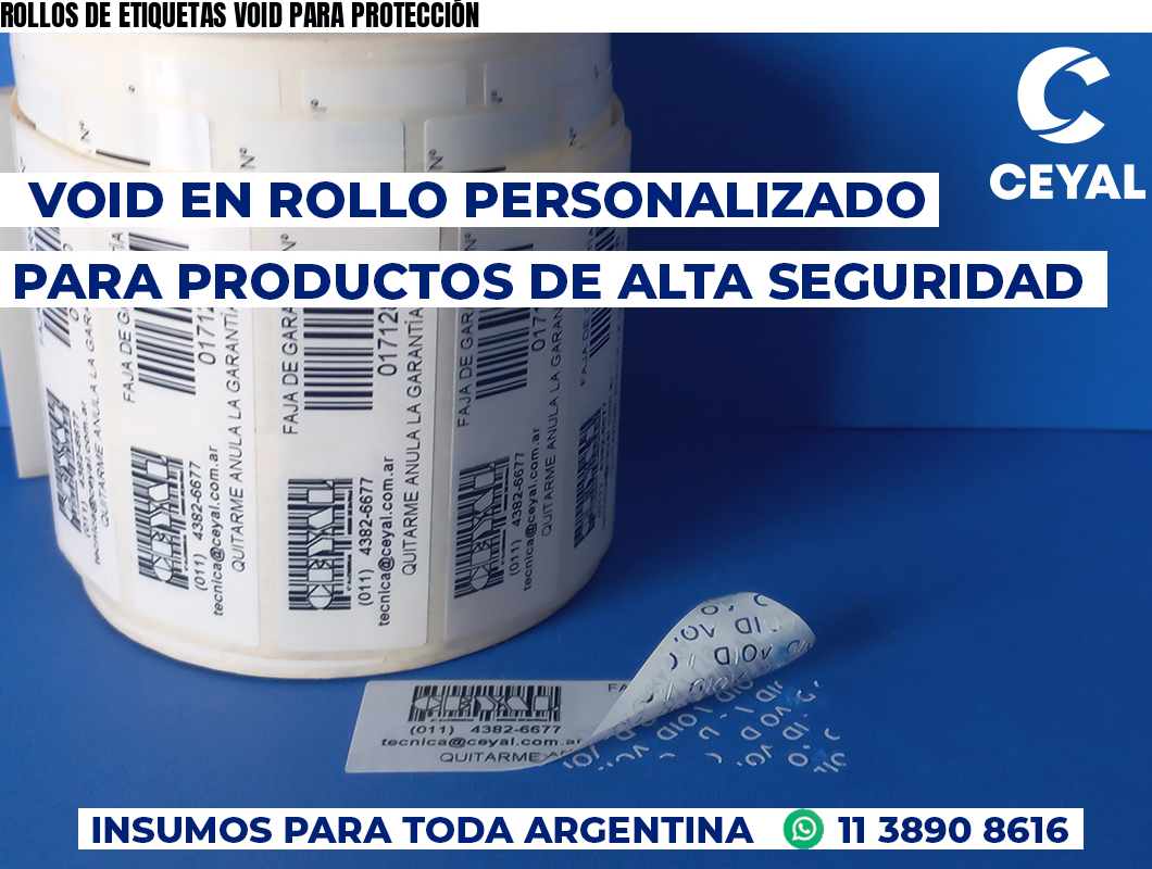 ROLLOS DE ETIQUETAS VOID PARA PROTECCIÓN - autoadhesivas.com.ar