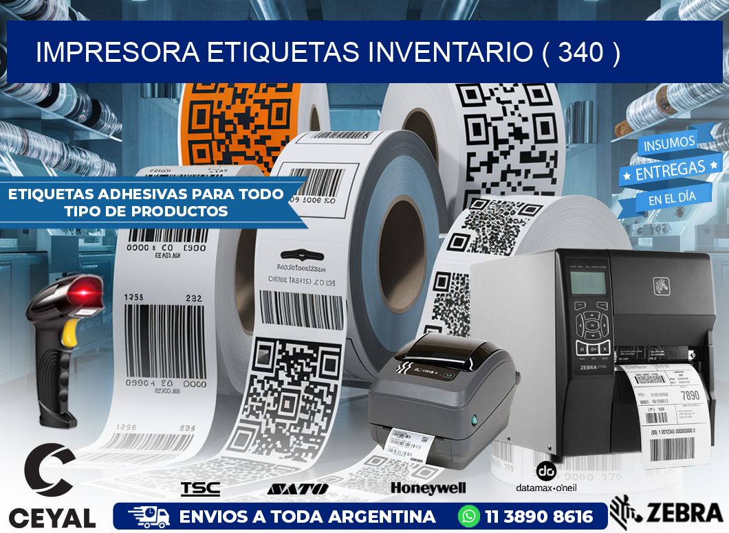 impresora etiquetas inventario ( 340 ) - autoadhesivas.com.ar